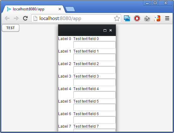 Popup window with GridLayout won't show scrollbars on first appearance ...