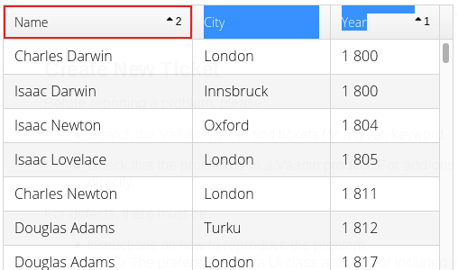 Sorting multiple Grid columns with Shift key selects captions · Issue ...