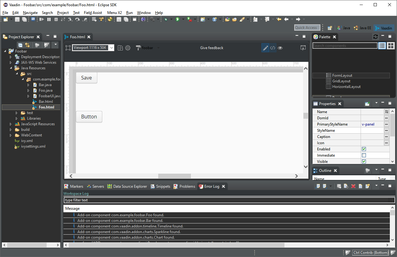 Designer Dark Theme Palette Items Disappear · Issue 835 · Vaadindesigner · Github