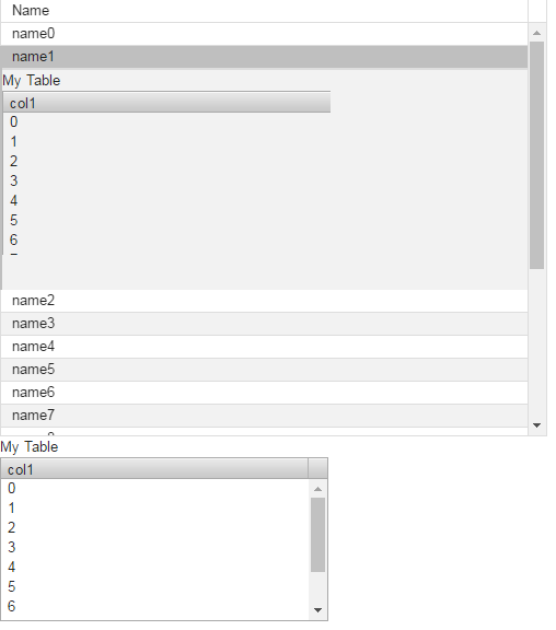 Vaadin Table Horizontal Scrollbar at Matthew Tindal blog