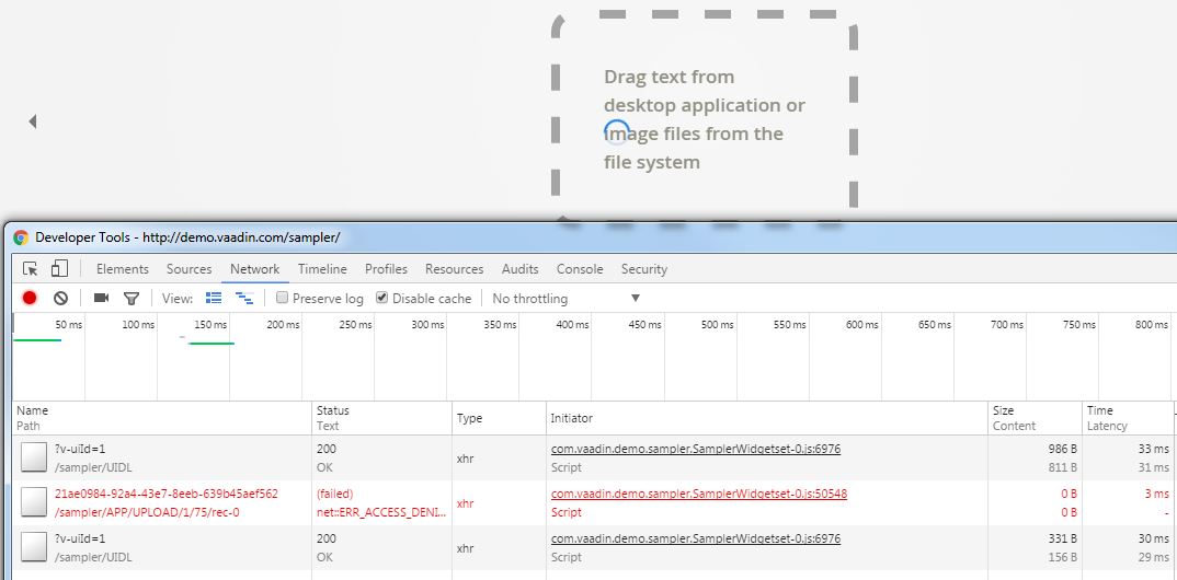 Drag & Drop Fileupload broken · Issue #7651 · vaadin/framework · GitHub