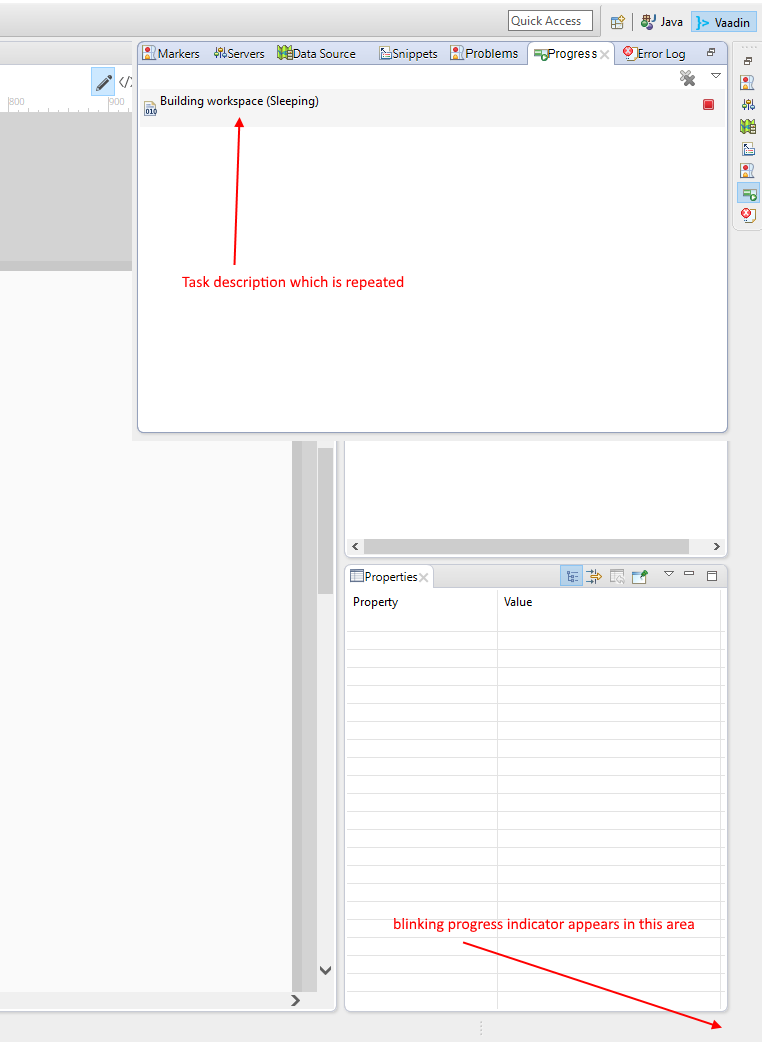 Eclipse Stucked In Building Workspace Loop · Issue 899 · Vaadindesigner · Github