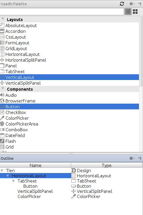 Multi Selection In Palate Intellij · Issue 1052 · Vaadin Designer · Github