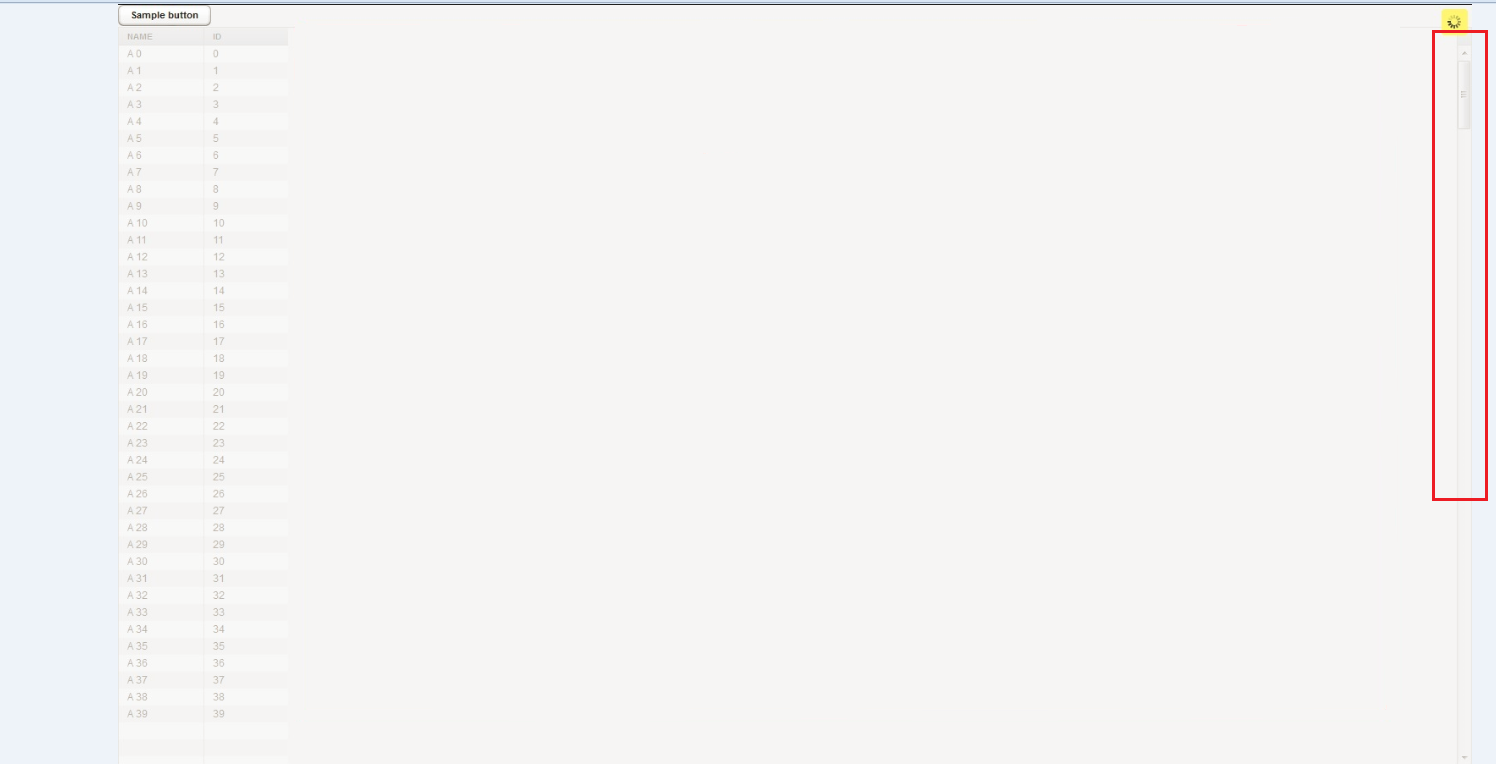 Scroll Bar Of A Disabled Grid Does Not Scroll · Issue 7816 · Vaadin